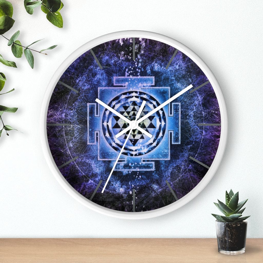 Psycho Yantra Wall Clock by McAshe – Dharma Vibes